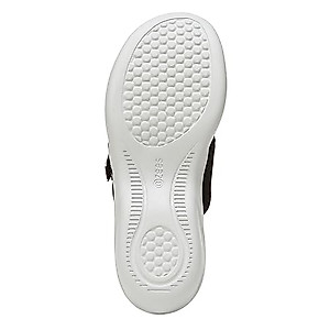 BZees Womens Camp Out Thong Sandal Black 7.5 M