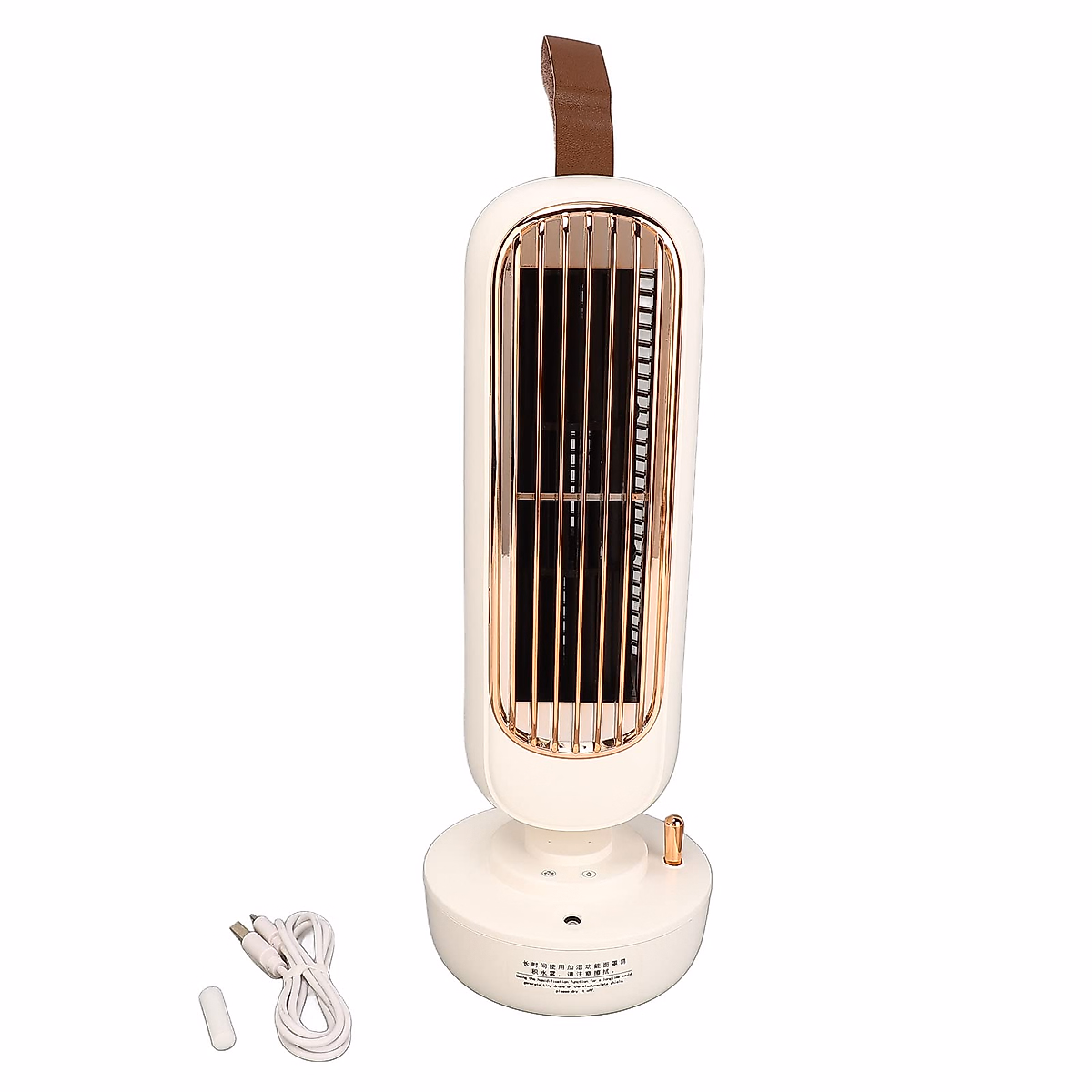 GLOGLOW Tower Fan with 220ml Water Tank Oscillating Tower Fan Small Quiet Fan with 3 Speeds 3 hrours Regular Long Spray, 6 hours Fixed Time Spray for Bedroom Office
