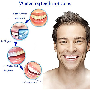 Practical and cleverMouth Guard Silicone Grinding Guard Teeth Whitening Tray Sleeping Gum Shield for Sports Bruxism Bite Guard 4 PCS