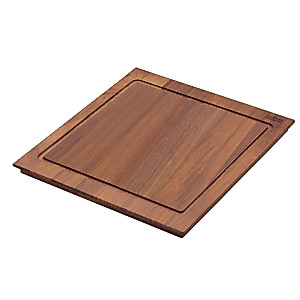 Franke PX-40S Peak Iroko Cutting Board, 16.4 inches, Wood