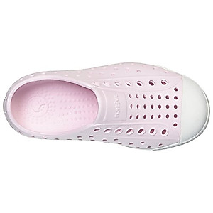 Native Shoes, Jefferson Child, Kids Lightweight Sneaker, Milk Pink/Shell White, 9 M US Toddler