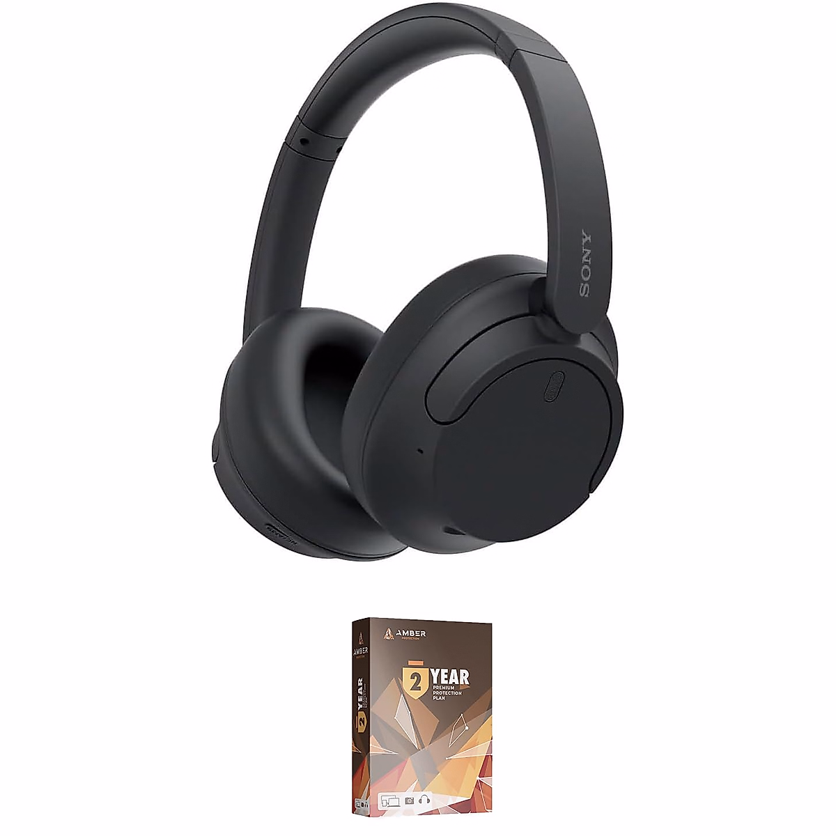 Sony WH-CH720N-BLACK Noise Canceling Headphones with Quick Charge with an Additional 2 Year Coverage (2023)