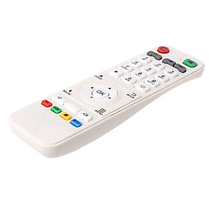 Baiko White Remote Control, Controller Replacement Compatible with LOOL Loolbox IPTV Box Great BEE IPTV and Model 5 or 6 Arabic Box Accessories