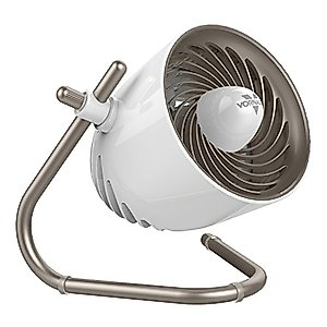Vornado Pivot Personal Air Circulator Fan, 6-inch, Quiet Portable Travel Fan, 3 Speeds, Champagne