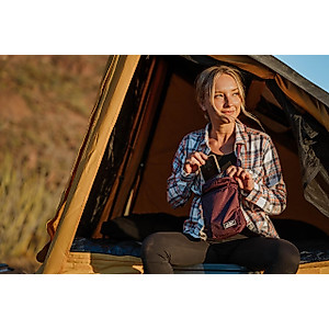 Eddie Bauer Jasper Crossbody Bag | Everyday Carry | Lightweight | Travel | Adjustable | 3L, Dark Plum, One Size