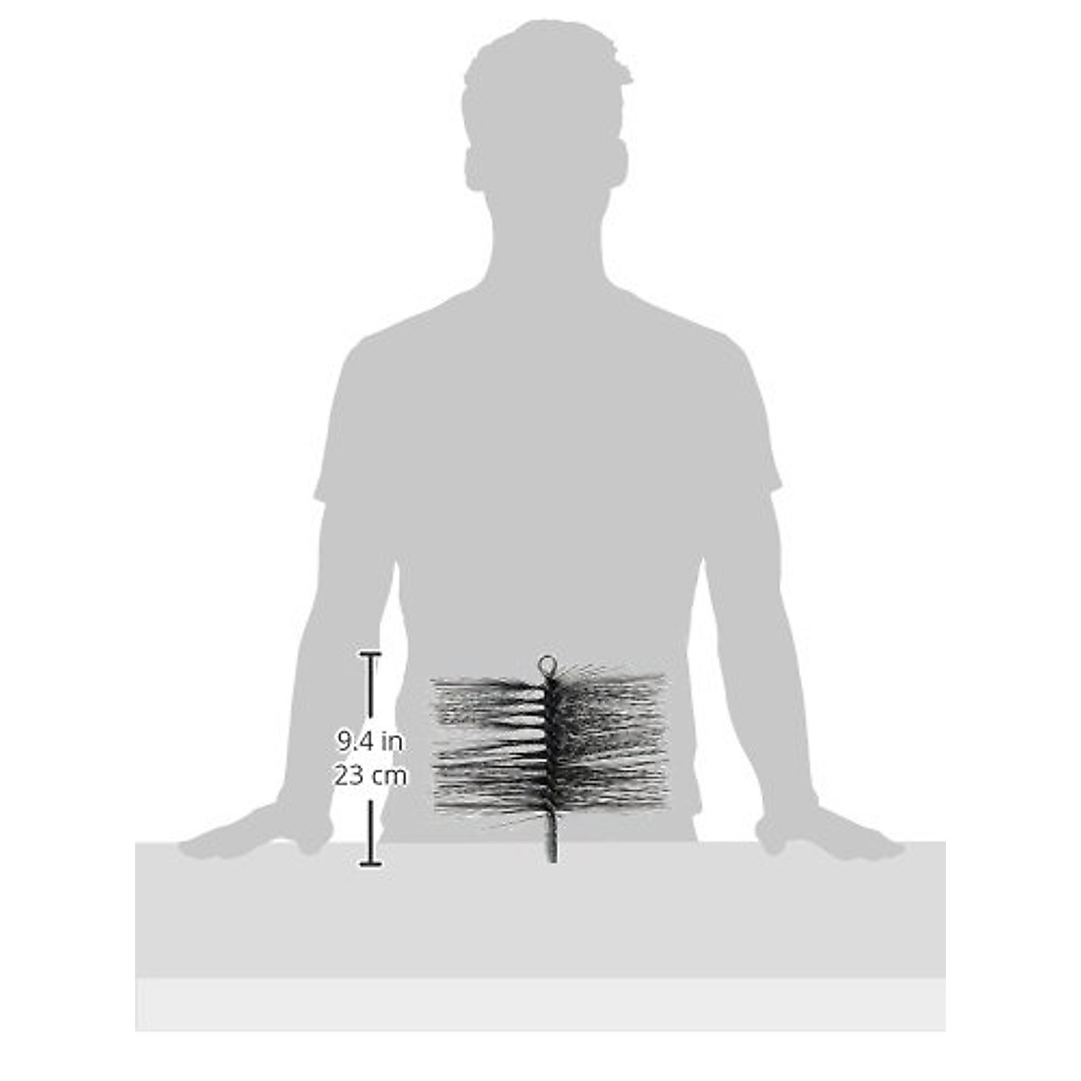 Rutland 36531 Rectangular Wire Chimney Sweep Brush, 10 by 6-Inch