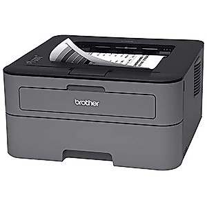 Brother HL-L2300 Monochrome Laser Printer with Duplex Printing for Business Office Home - up to 2400 x 600 Resolution - 27 ppm Print Speed, Hi-Speed USB 2.0, 250-sheet Capacity, BROAGE Printer Cable