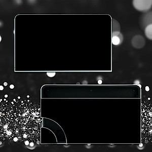 BelugaDesign Solid Color Switch Skin | Cute Pastel Sticker Wrap Vinyl Decal | Compatible for Nintendo Switch (Switch OLED, Black)