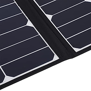 80W Solar Panel, Weather Resistance 18V DC Output Solar Panel Charger Kit Portable Charge Faster for Sunny Conditions