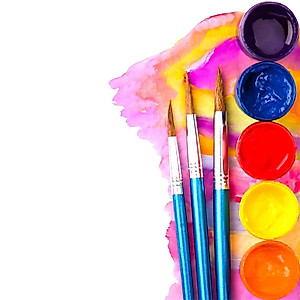 KOHAND 200PCS Plastic Small Paint Containers, Mini Paint Cups with Lids, Craft Storage Empty Paint Container for Beads, Painting, Glitter