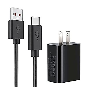 USB Type C Charger Charging Cable for New Jitterbug Flip 2 and New Jitterbug Lively Smart 3 - (5Ft) (Not Compatible with The Old Version Micro Port)