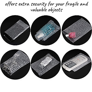 Mr. Pen- Bubble Cushion Wrap Pouches, 100 Pack, 4x6 Inches, Bubble Pouches, Bubble Out Wrap Bags, Bubble Bags, Bubble Bags for Shipping, Bubble Bags for Packing, Bubble Sleeves