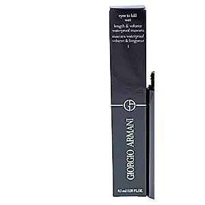 GIORGIO ARMANI Eyes To Kill Waterproof Mascara, 1 Black for Women, 0.28 Oz