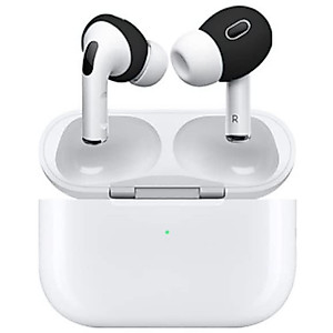 ALXCD Fit in Case Eartips Compatible with AirPods Pro 2 Earbuds 2nd Generation 2022, Anti Slip Silicone Earbuds Covers Ear Tips, Compatible with AirPods Pro 2, 6 Pairs Black White Clear