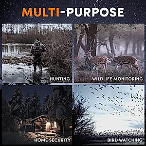 GTHUNDER Night Vision Binoculars - 4K Rechargeable Infrared Digital Night Vision Goggles with Distant Night Visible Range - 32GB TF Card for Media Storage—Perfect for Adventure and Surveillance