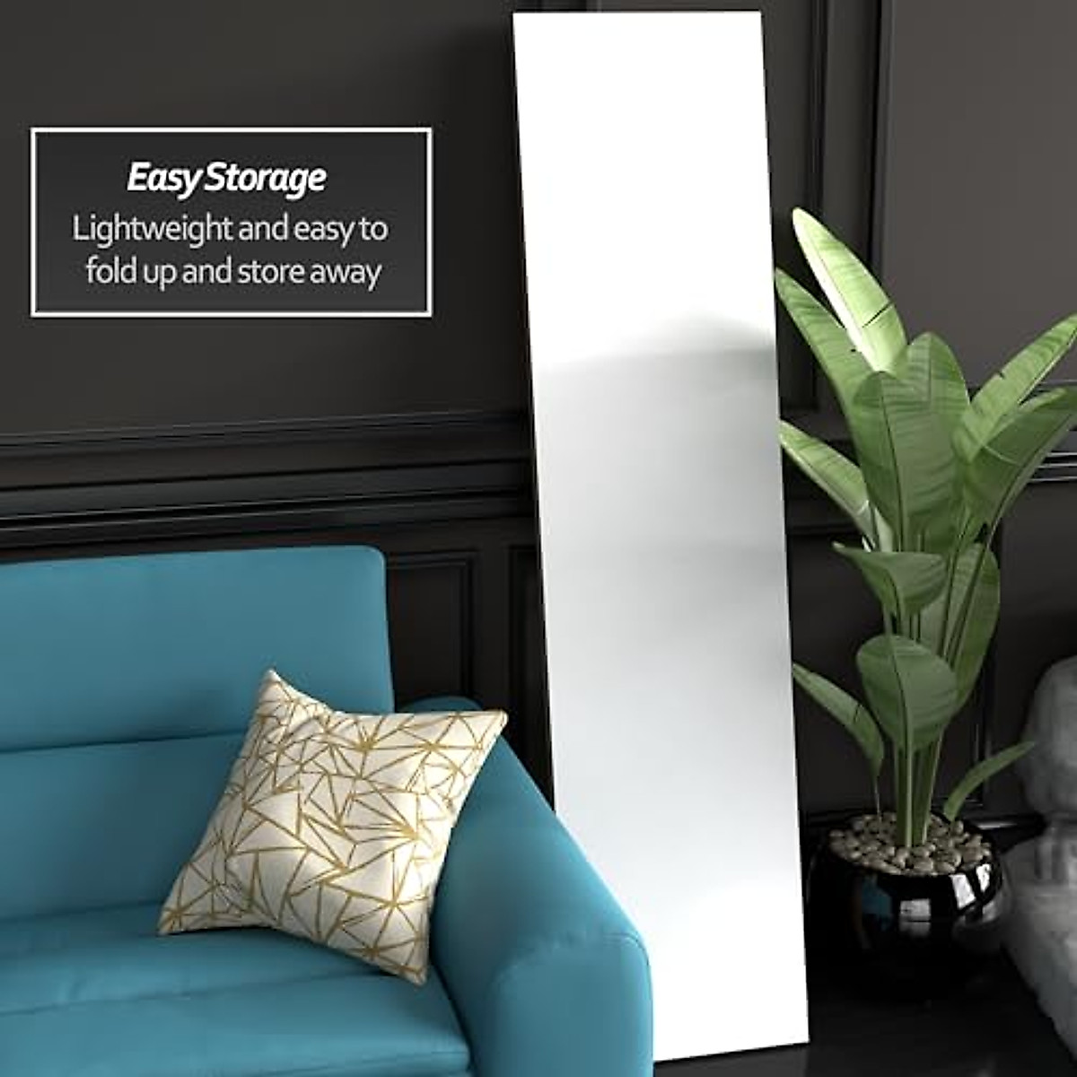 6 ft. Tall White Temporary Cardboard Folding Screen - 6 Panel