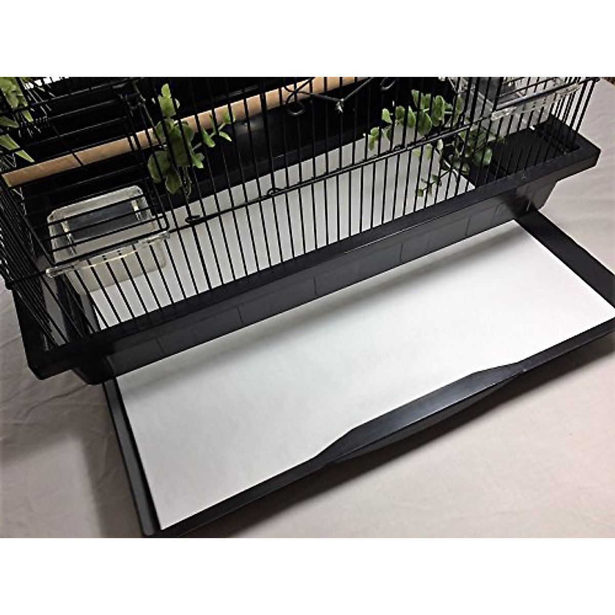 Bird Cage Liners - Poly Coated - Large Cages - Custom Size - 150 Pre-Cut Sheets - Up to 250 Ft of Paper