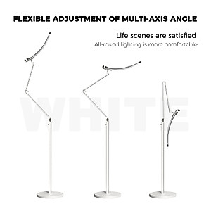HAPPY NOCNOC LED Floor Lamp Warm/Cool White LED White Floor Lamp