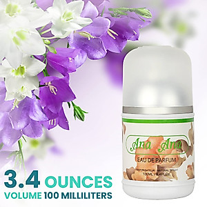 NovoGlow ANA ANA - Eau De Parfum Spray Perfume, Fragrance For Women- Daywear, Casual Daily Cologne Set with Deluxe Suede Pouch- 3.4 Oz Bottle- Ideal EDP Beauty Gift for Birthday, Anniversary