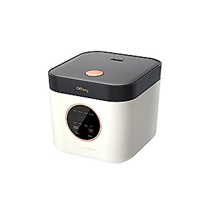Rice Cooker, Mini Rice Cooker with Keep Warm, 3 Cups (Uncooked), Smart Fuzzy Logic, 24-H Delay Timer, Nonstick Inner Pot, for Soft White Rice, Brown Rice, Sushi, Porridge (Small)