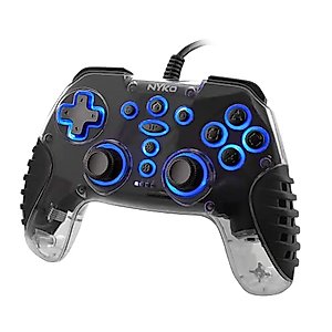 Nyko Air Glow Controller for PlayStation 4 - LED Light Show and Hand Cooling Fan - Wired 10Ft Cable - PlayStation 4