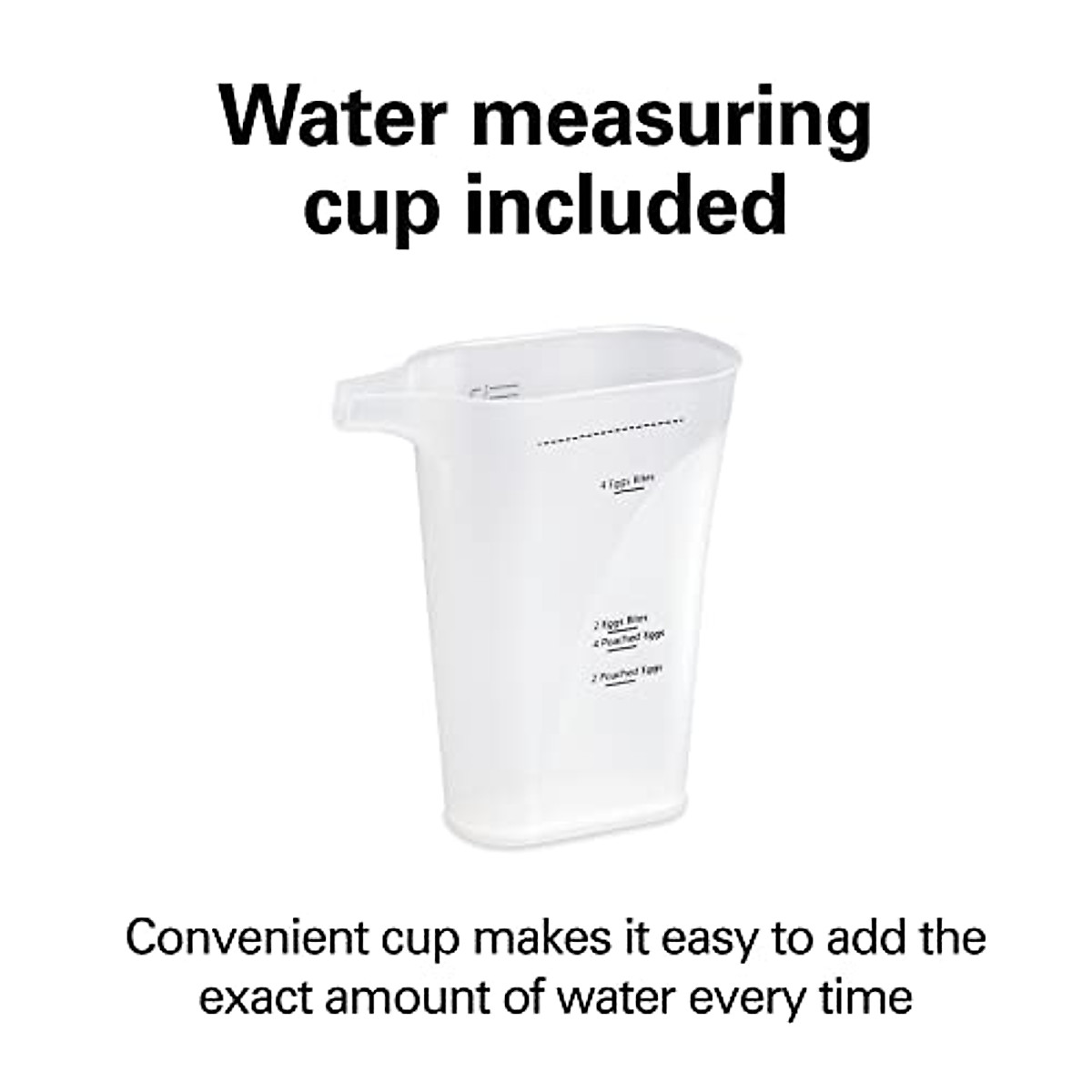 Hamilton Beach 6-in-1 Electric Egg Bites Cooker Plus and Poacher, Hard Boiler with 5.25” Non-Stick Skillet for Omelets, Scrambling & Frying, Grey (25510)