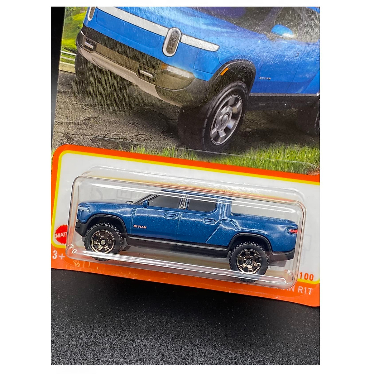Matchbox Rivian R1T 2022 Collector #38/100 Electric Truck EV Blue