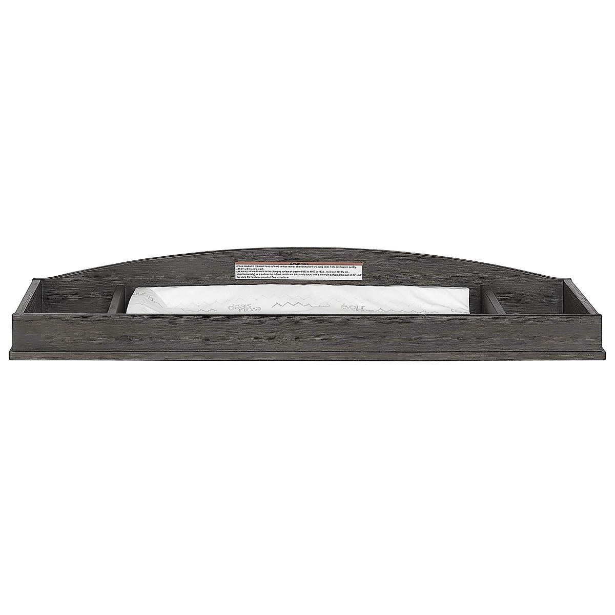 Evolur Signature Amsterdam Changing-Tray in Smokey Brushed Grey