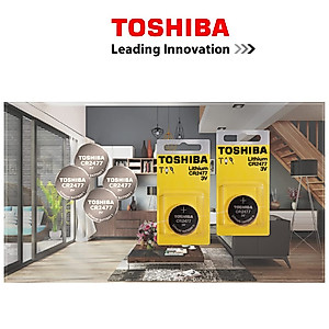 Toshiba CR2477 3 Volt Lithium Coin Cell (1 Battery)