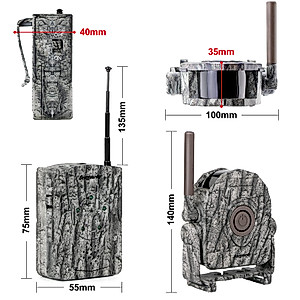 Wireless Alarm System Kits, 300M Wide Range IR Night Vision Alarm in Full Dark Outdoor Weather Resistant 5 Motion Sensor Detector &1 Receiver for Perimeter Trip, Fence Trail Wild Hunting Blind Trap