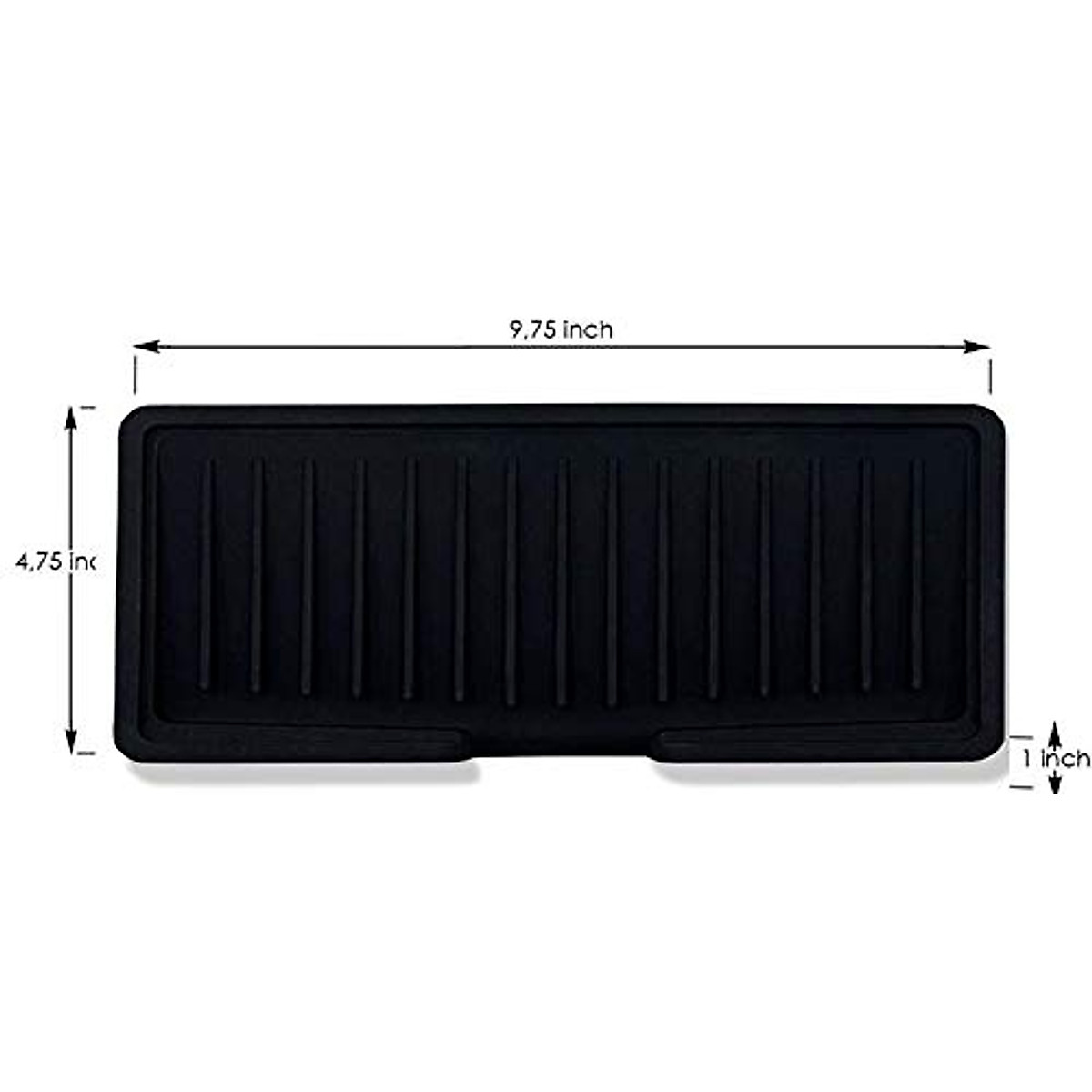 Sponge Holder for Kitchen Sink, Organizer Mat for Soap Dispenser, Brush, Scrubber, Sponges - Drainer Silicone Tray for Kitchen or Bathroom accessories