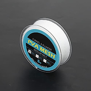 Trap Bait Bag PVA, at All Seasons Bait Bag Protect Fish Net Accessory Tools for Nesting(25mm*5m)