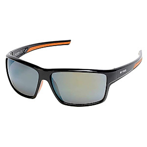 Harley-Davidson Men's Modern Rectangular Sunglasses, Black, 65-13-130