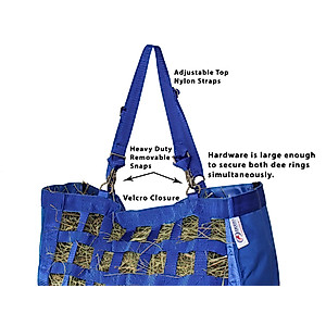 Derby Originals Front Web Slow Feeder Horse Hay Bag Super Tough Bottom with 6 Month Warranty