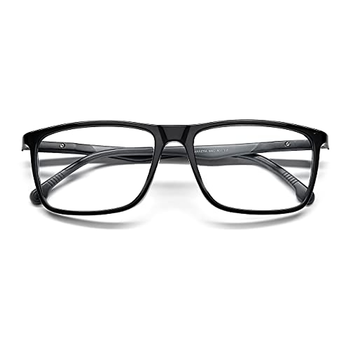 Carrera Men's 8862 Rectangular Prescription Eyewear Frames, Black, 55mm, 17mm