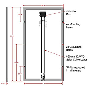 WindyNation 2pcs 100 Watt 12 Volt Monocrystalline Solar Panel Battery Charger for RV, Boat, Cabin, Off-Grid Applications