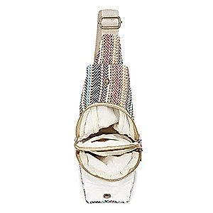 Suman Enterprises Hemp Sling Backpack- Hemp Cross body Bag- Hemp Shoulder Backpack Adjustable Strap for Men & Women (Multi-2)