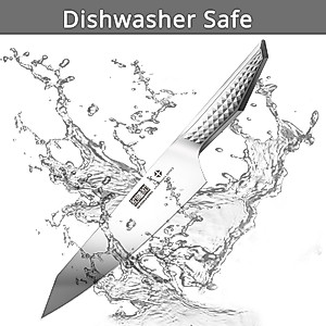 HOSHANHO Kitchen Knife Set with Block, 16-Piece Sharp Japanese Stainless Steel Chef Knife Set, Professional Knife Block Set with Sharpener