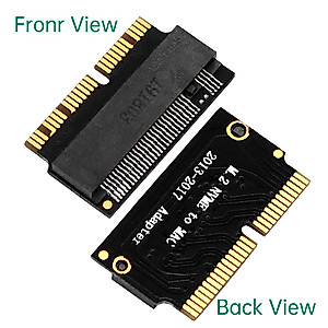 Viupolsor M.2 NVME SSD Convert Adapter Retina 2013-2017 NVME/AHCI SSD Kit for A1465 A1466 A1398 A1502