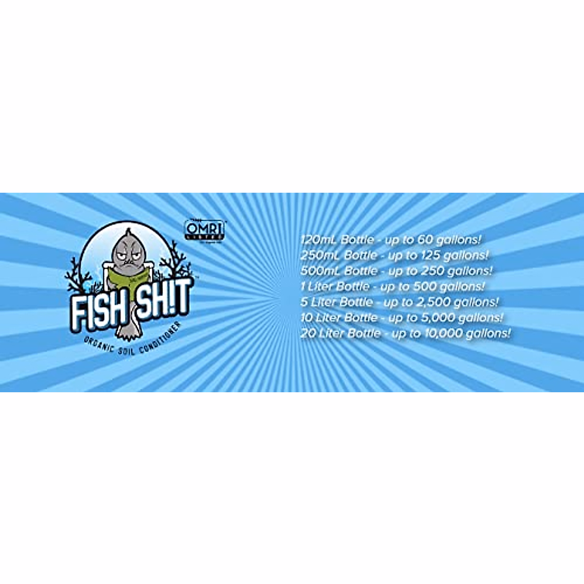 Fish Head Farms Organic Soil Conditioner 20 Milliliter Organic Fertilizer for Increased Yield and Flavor - Plant Fertilizer, Plant Nutrients for Soil, Soilless, Hydroponic Farming - Garden Fertilizer