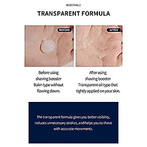 BARBER501, SHAVING BOOSTER ICE MINT, Shaving Balm for Men, Sensitive Skin Moisturizer with Natural Oil Extract, 2.2 Fl Oz