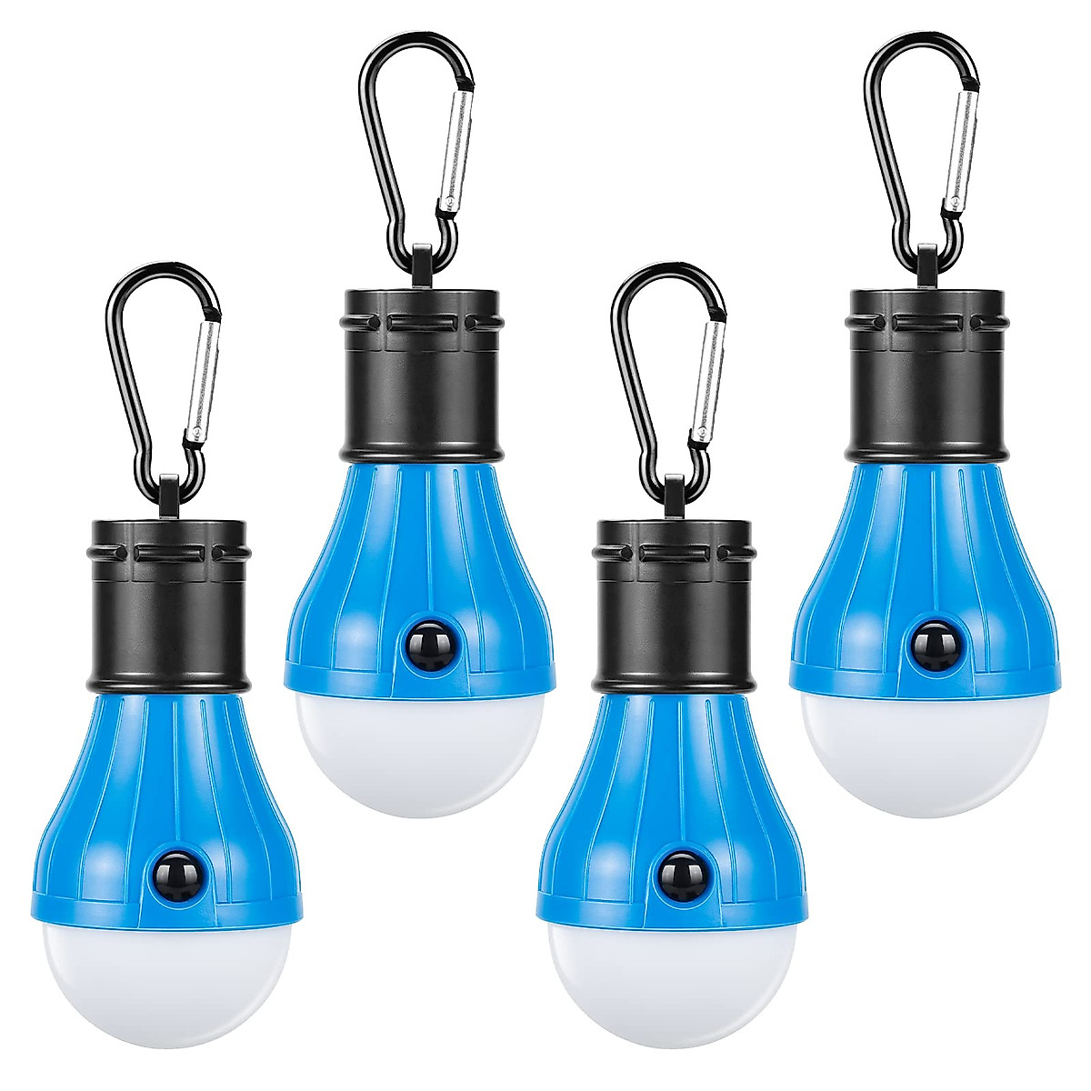 Doukey Portable Camping Lanterns [4 Pack] LED Tent Lanterns Emergency Light for Backpacking, Hiking, Hurricane Outage