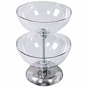 Azar Displays 720212 Bowl Counter Display, 12"" & 12"" Pack of 1