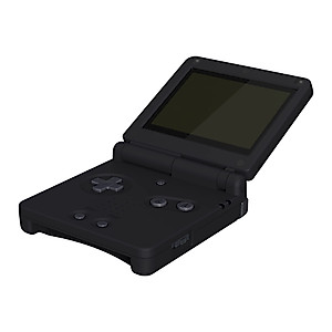 IPS Ready Upgraded eXtremeRate Black Soft Touch Custom Replacement Housing Shell for Gameboy Advance SP GBA SP – Compatible with Both IPS & Standard LCD – Console & Screen NOT Included