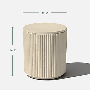 Veradek Cooler Side Table - 2 in 1 - Designed for use as Outdoor Side Table, Outdoor Patio Decor and Ice Chest