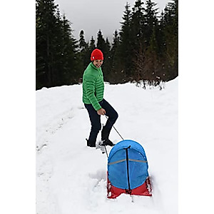 Pelican - Baby Sled Deluxe with Weather Shield, Toddler Sled for Snow, Kids Sled, Durable Sled for Winter Sledding - Children's Ages up to 24 Months