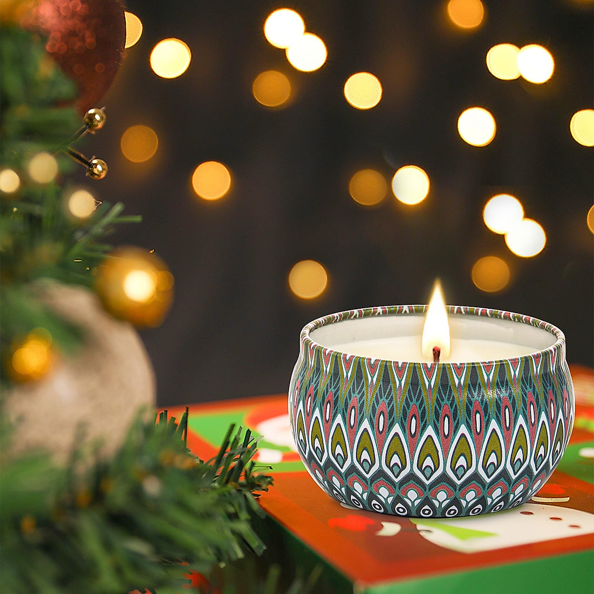 Scented Candles Gift Set, 12 Pack Soy Candles for Home Scented, Stocking Stuffers for Women, 300 Hours Burning, Aromatherapy Candle Set, Birthday Gifts for Women Mom with Gift Box