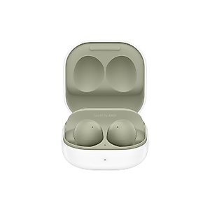 SAMSUNG Galaxy Buds 2 True Wireless Bluetooth Earbuds, Noise Cancelling, Comfort Fit In Ear, Auto Switch Audio, Long Battery Life, Touch Control, Olive Green [US Version, 1Yr Manufacturer Warranty]