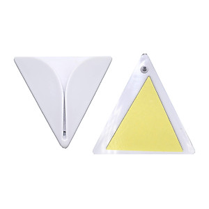 FGen 6pcs Wall Paste Does Not Fall Off Firmly Triangle Type Self-Adhesive Towel Hook