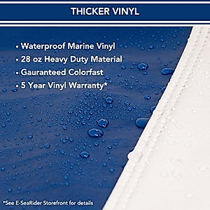 E-SeaRider Armchair Marine Beanbag, Medium, Multi (White/Grey)